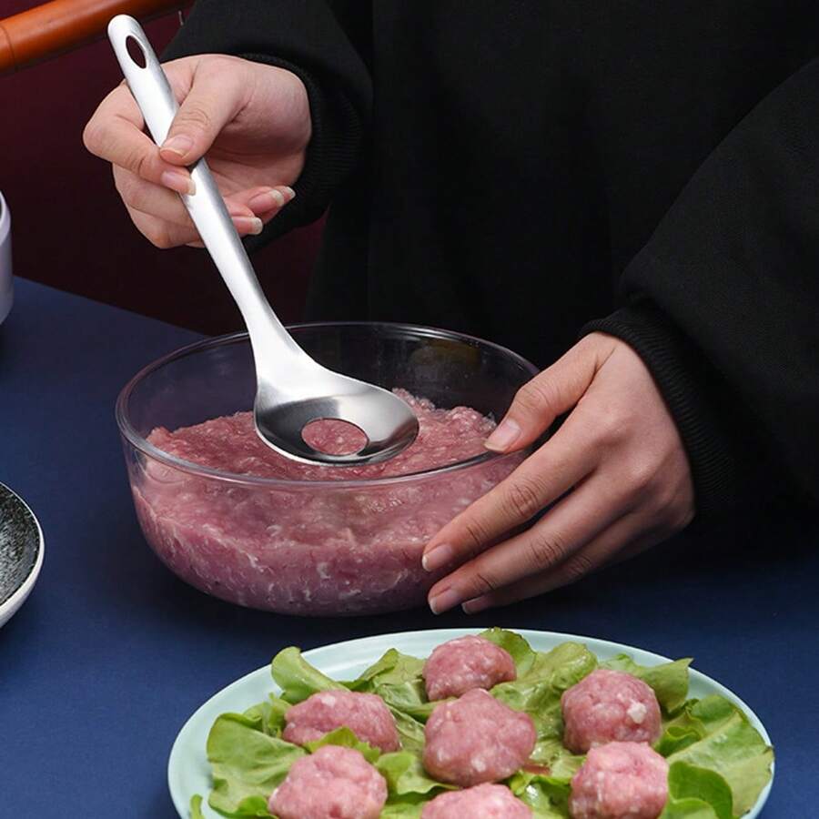 Creative Stainless Steel Meatballs Spoon Non-Stick Meatball Maker ...