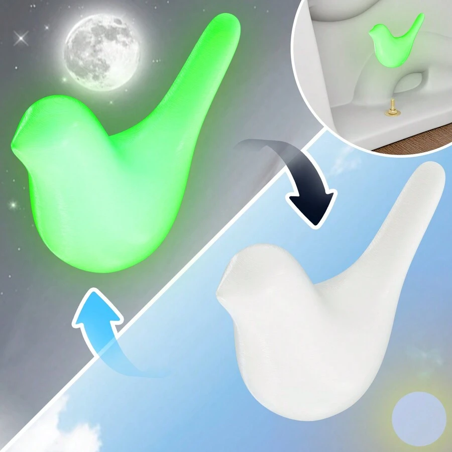 Toilet Bolt Caps, 2 Packs Fluorescent Green Or Blue Toilet Bolt Caps ...