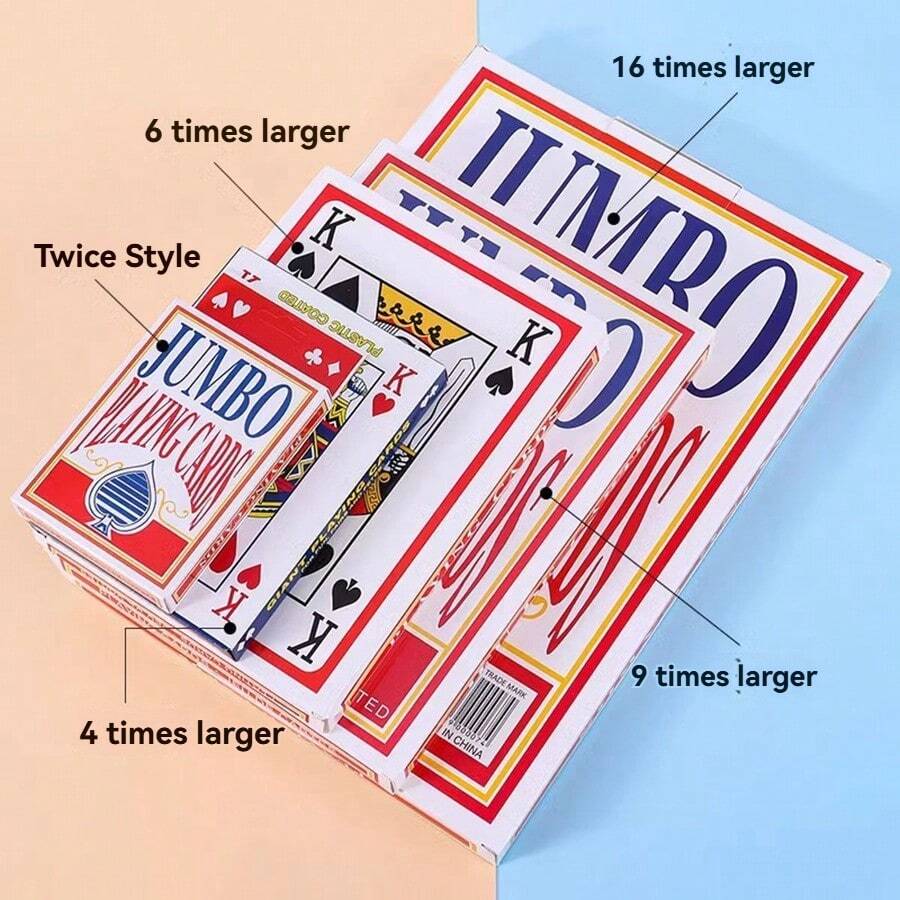 Oversized Game Prop Giant Playing Cards, Entertainment Playing Cards ...