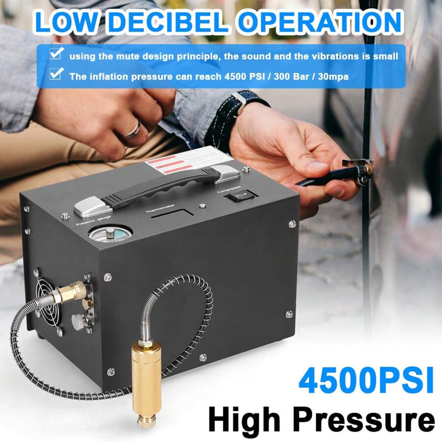 Air Compressor Pump 30MPA High Pressure Portable High Efficiency Car ...