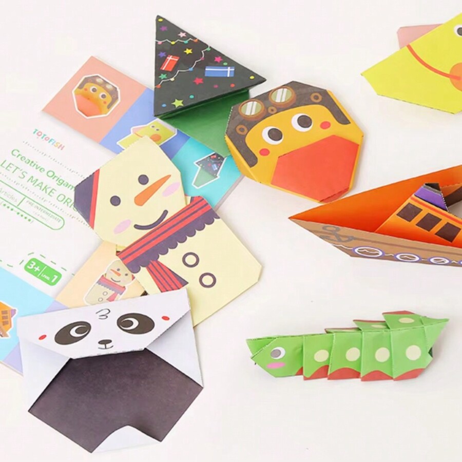 DIY Kids Craft Toy 3D Cartoon Origami Handcraft Paper Cutting Book Art ...