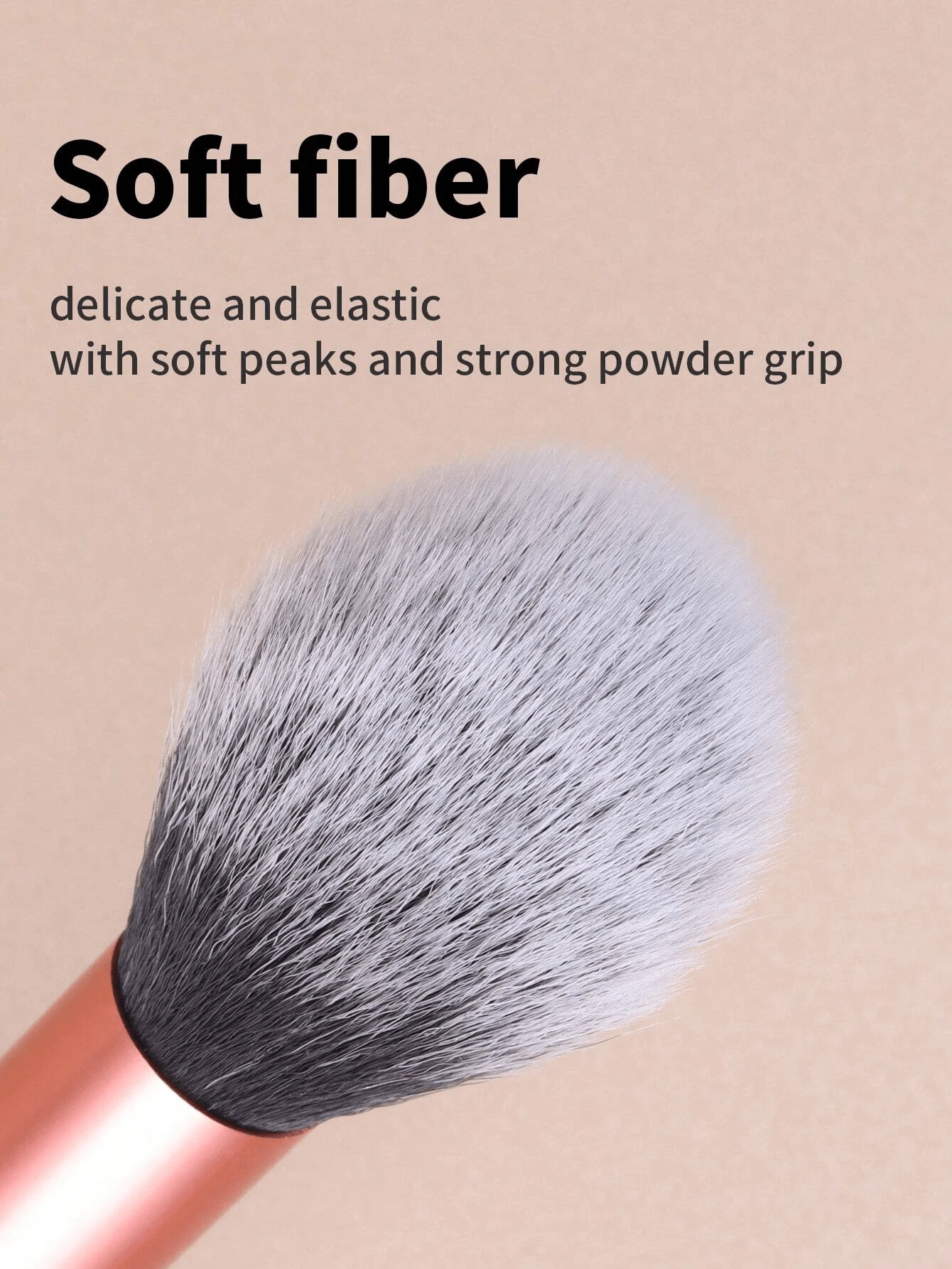 1pc Blush Brush With Soft Bristles For Powder & Blush Application On ...