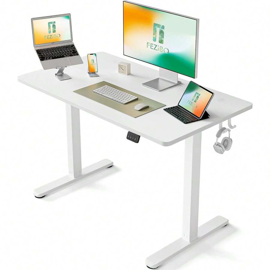 Electric Standing Desk, 40 X 24 Inches Height Adjustable Stand Up Desk ...