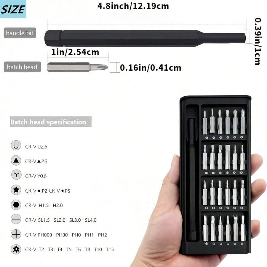 24-In-1 Precision Screwdriver Set, Multifunctional Iron Tool Kit With ...