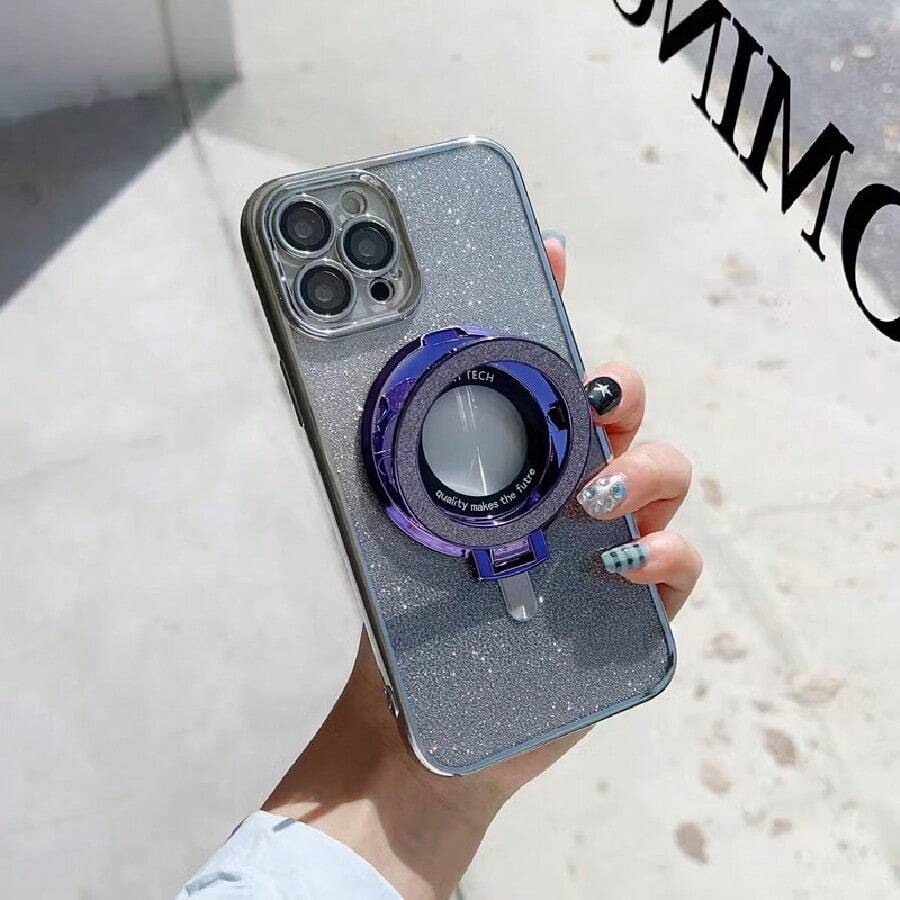 Lamicall Magnetic Twinkle Ring For MagSafe Grip - Stylish Glitter Phone ...