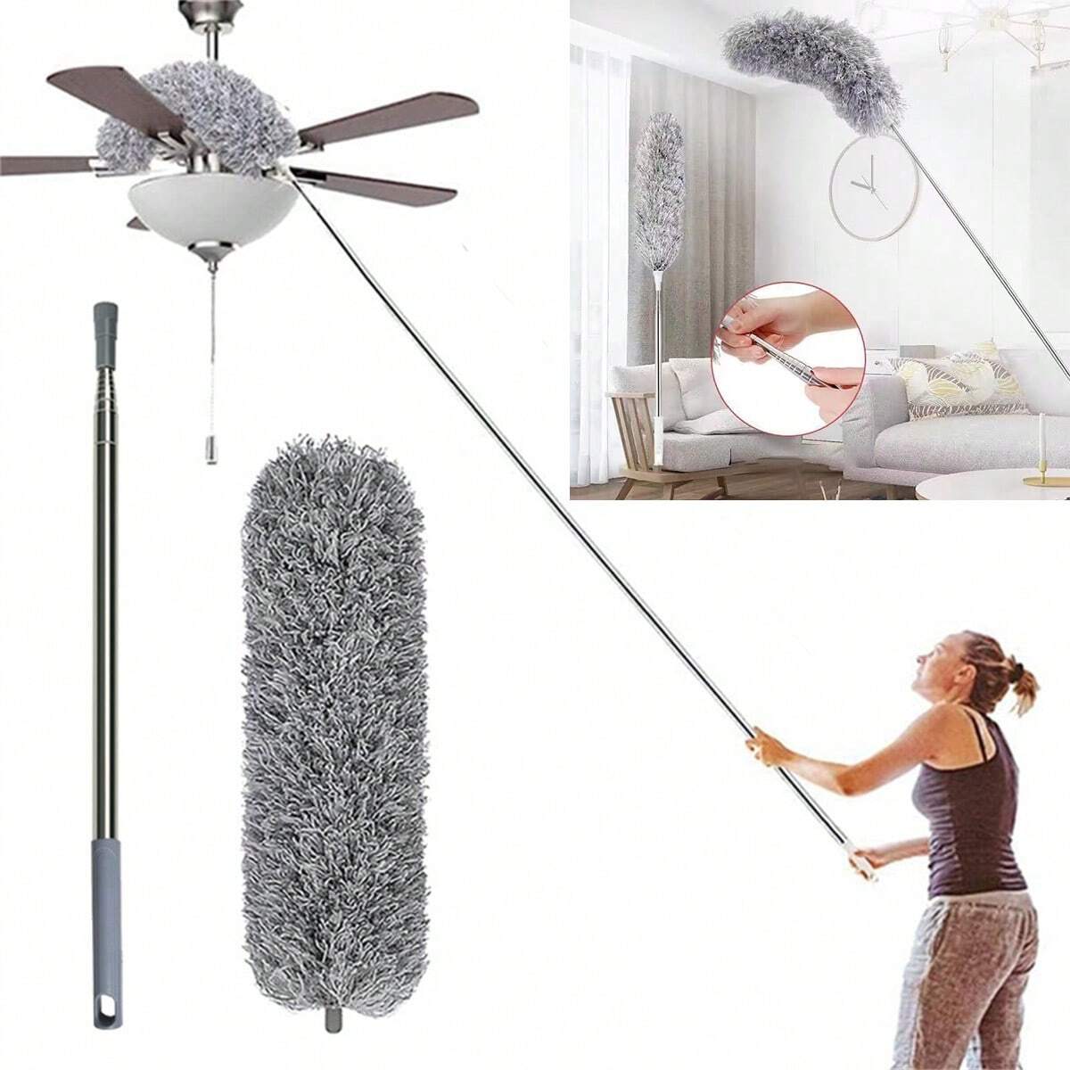 1pc Scalable Dust Collector For Household Use, Extended Ceiling ...