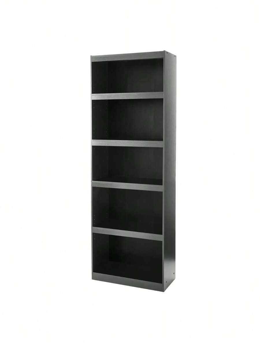 Mainstays Five-Shelf Framed Bookcase: An Elegant Display Of Knowledge ...