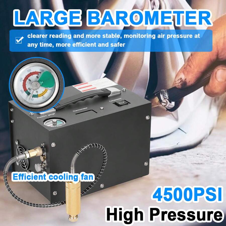 Air Compressor Pump 30MPA High Pressure Portable High Efficiency Car ...
