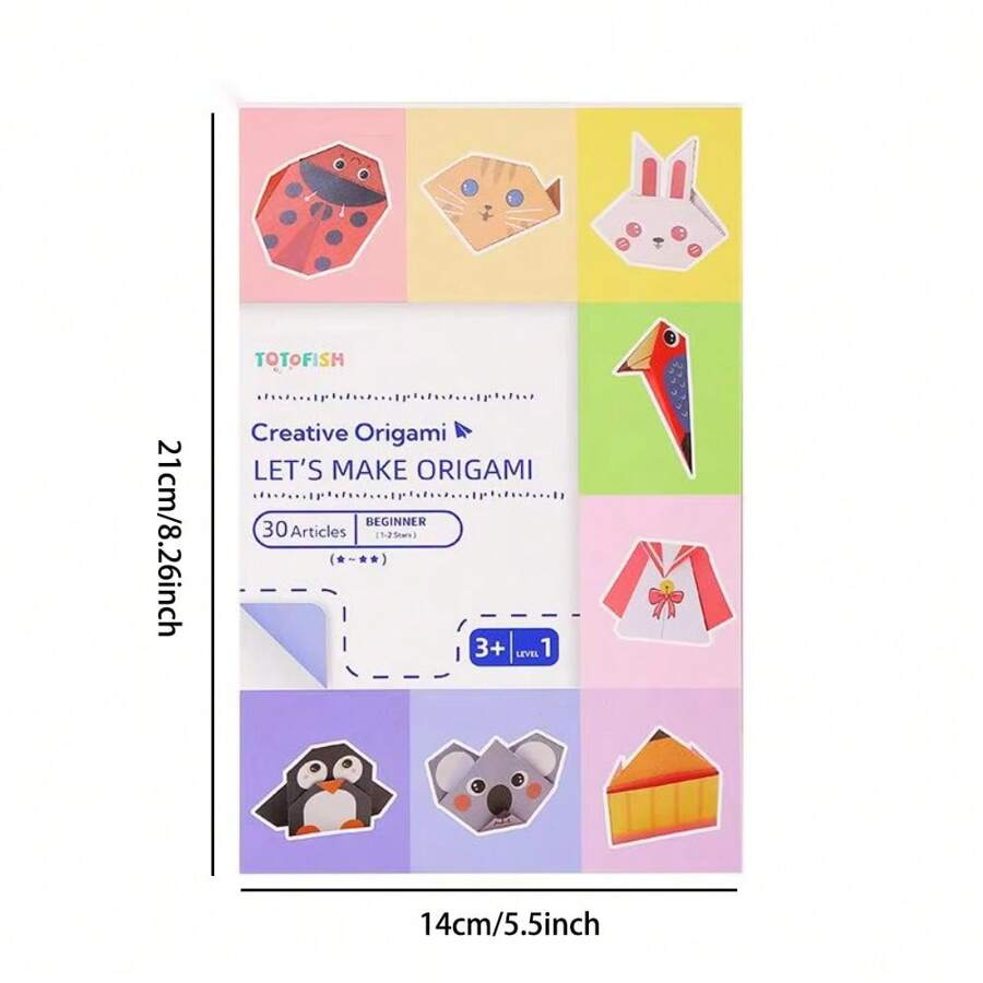 DIY Kids Craft Toy 3D Cartoon Origami Handcraft Paper Cutting Book Art ...
