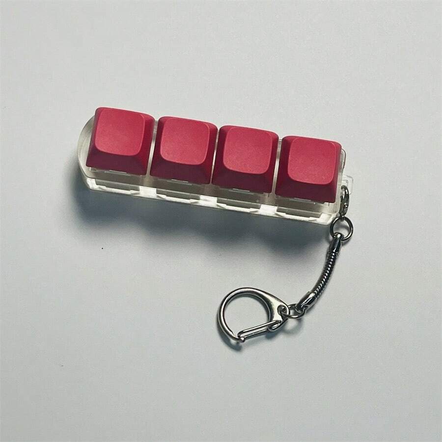3pcs Pressure Relief Keychains,Keyboard Key Design,Adult Finger Toy ...