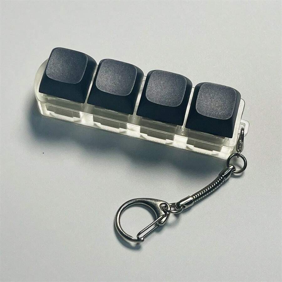 3pcs Pressure Relief Keychains,Keyboard Key Design,Adult Finger Toy ...