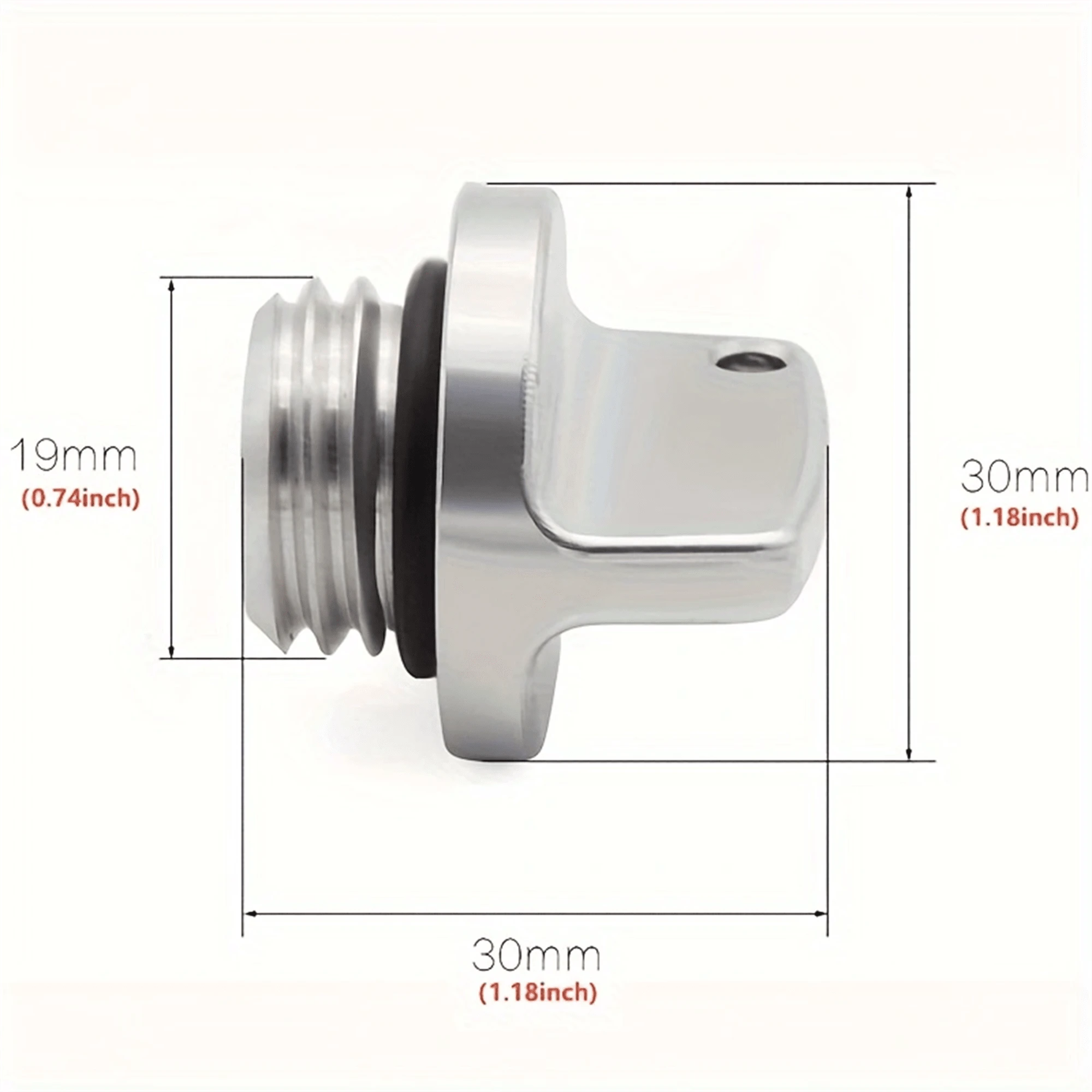 1pc Motorcycle Engine Oil Cap Screw, Lubricant Cover, Red for Sale ...