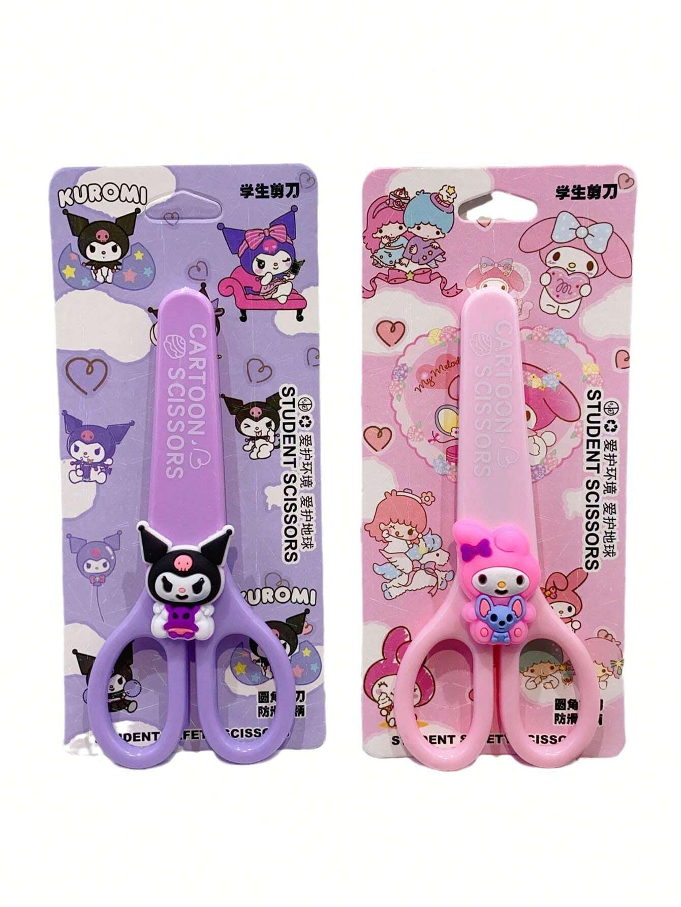 Sanrio Cartoon Sanrio Kuromi Scissors Cinnamoroll Melody Cute Kid Hand ...