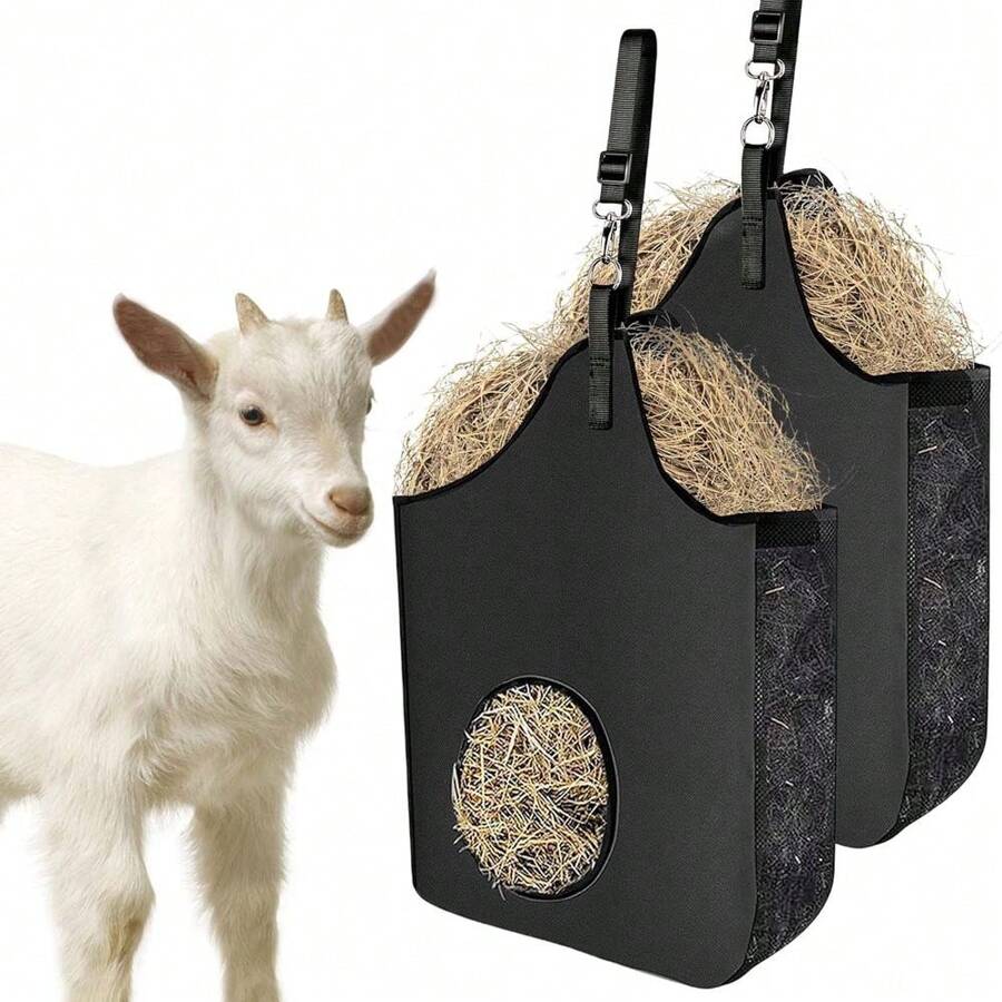 1 Pc Horse Hay Bag, Slow Feed Feeder, Large Capacity Carrier Bag, Horse ...