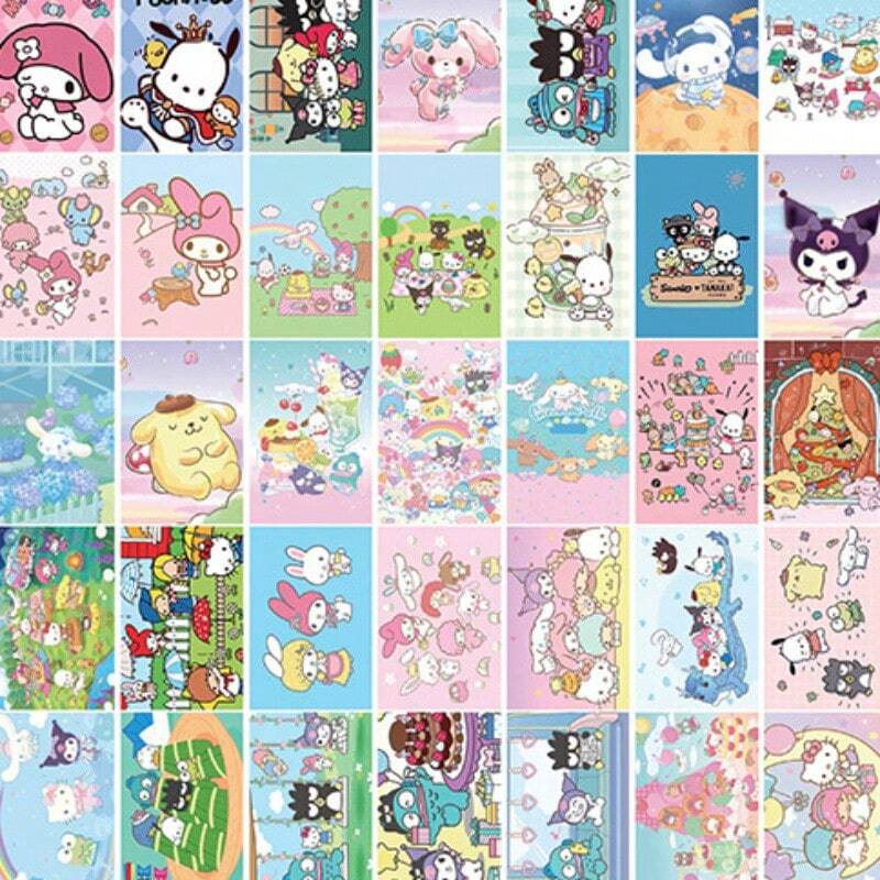 Sanrio Sanrio Hello Kitty 55pcs Laser-Cut Small Card Set - Collectible ...