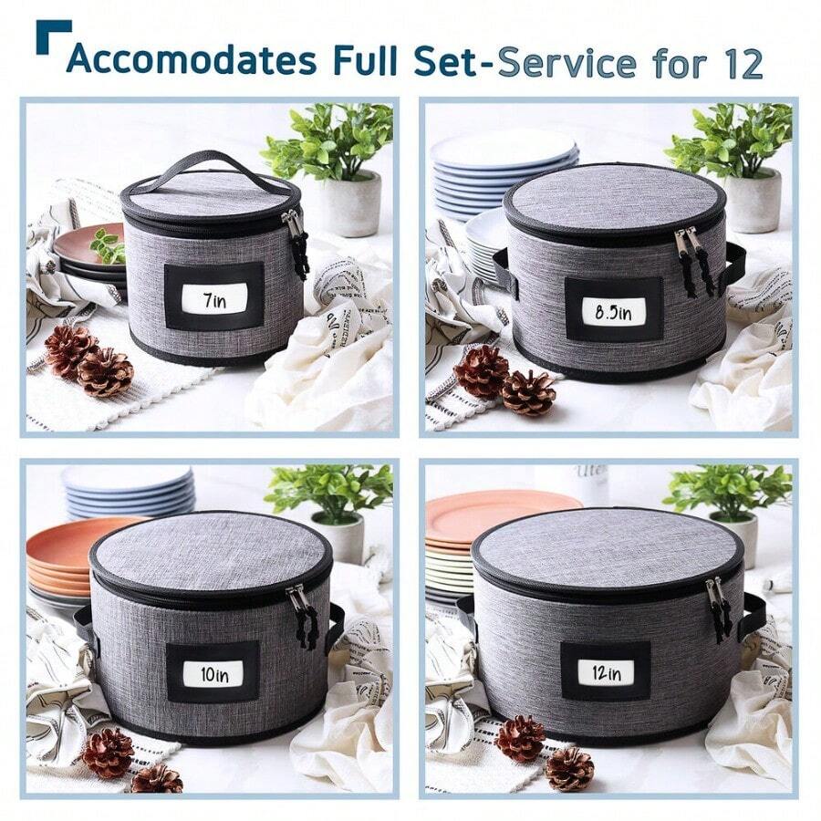 China Dinnerware Storage Sets Hard Shell Flatware, Plates & Cups ...