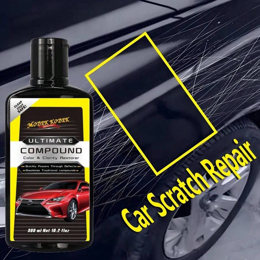 300ml Car Paint Scratch Repair Wax Kit, Polishing And Waxing Scratch ...