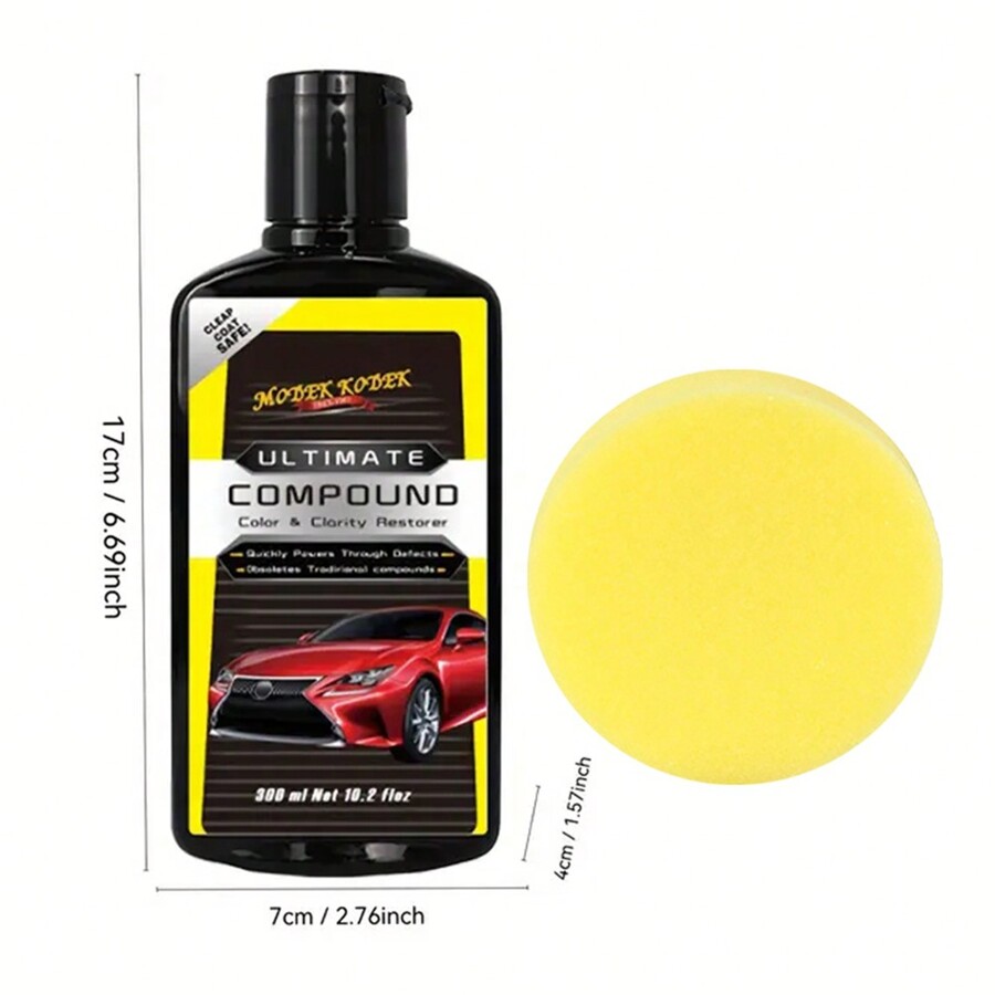 300ml Car Paint Scratch Repair Wax Kit, Polishing And Waxing Scratch ...