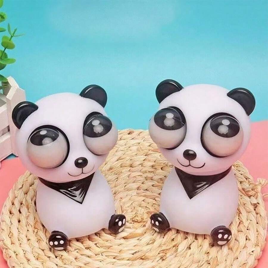 Bulging Eye Squeeze Doll, Exploding Eye Panda Plush Doll, Stress Relief ...