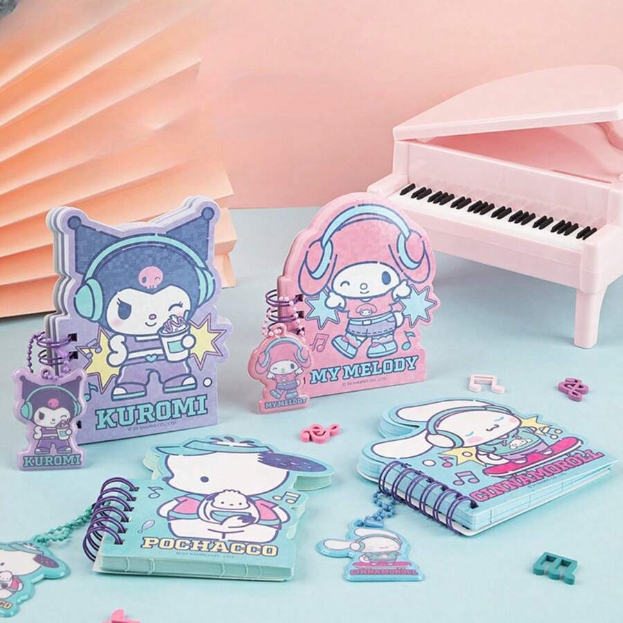 4Pcs -Cool Youth Notebook Kawaii Hangyodon Animation Cartoon Character ...