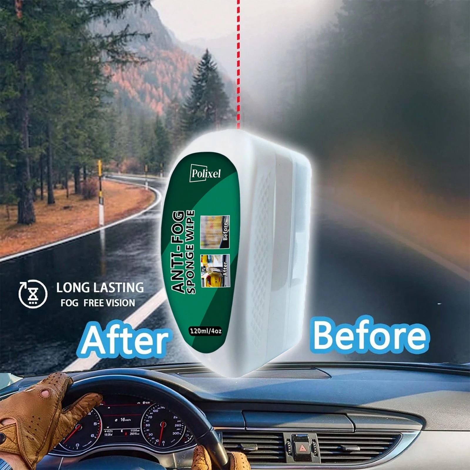 Anti-Fog Wiper For Car Windshields, Universal Model, Nano Film ...