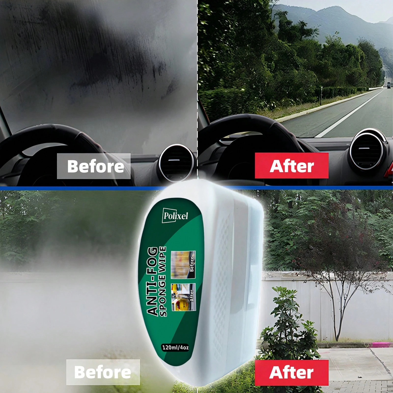 Anti-Fog Wiper For Car Windshields, Universal Model, Nano Film ...