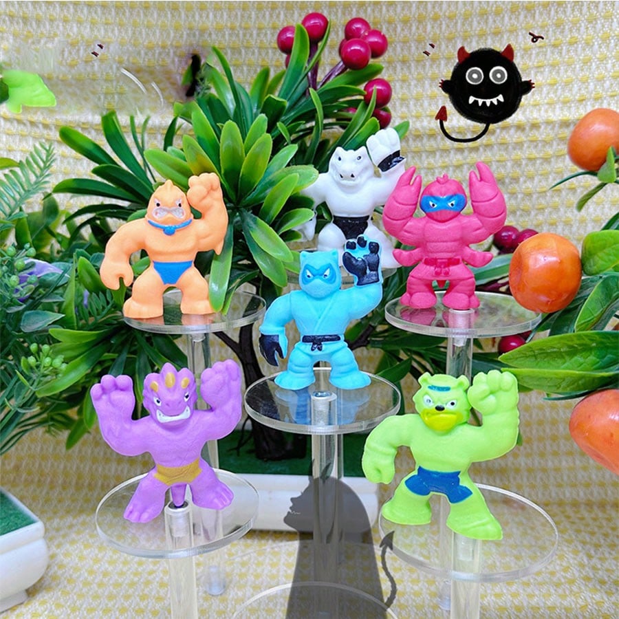 Creative Fun Soft Gel Cartoon Superhero Monster Squishy Sensory Toy ...
