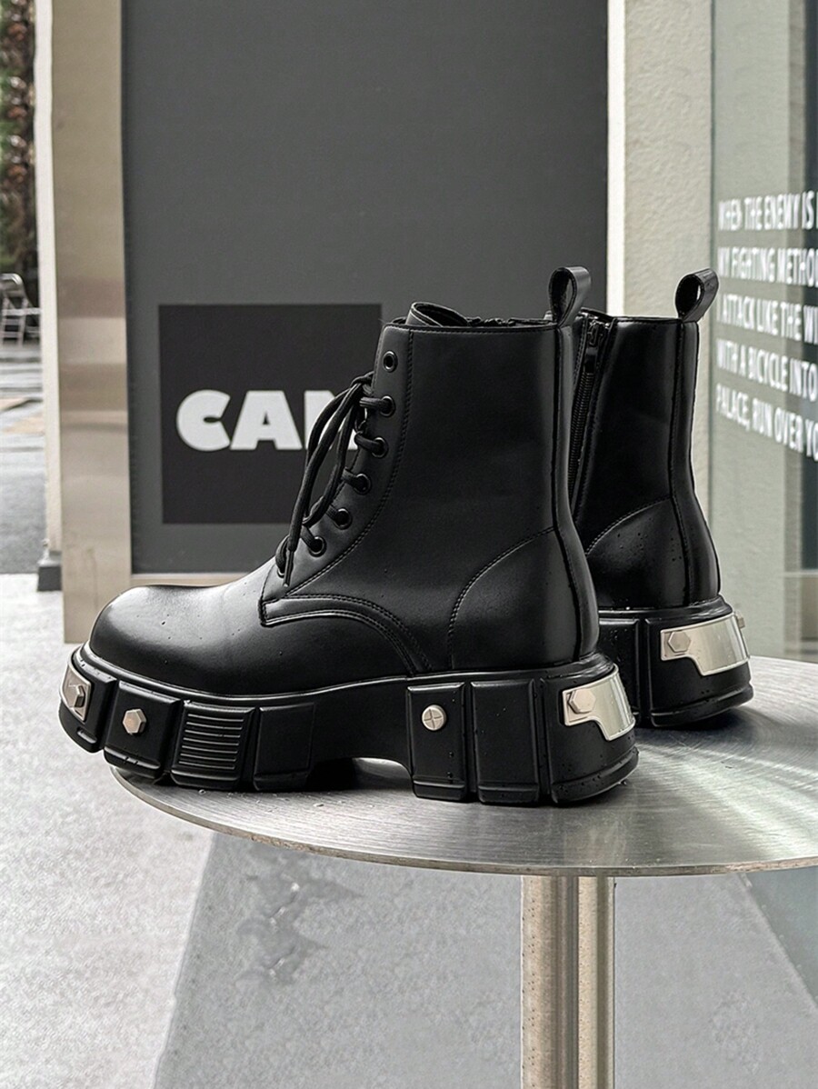 Bestselling High-Top Motorcycle Boots, Versatile Thick-Soled ...