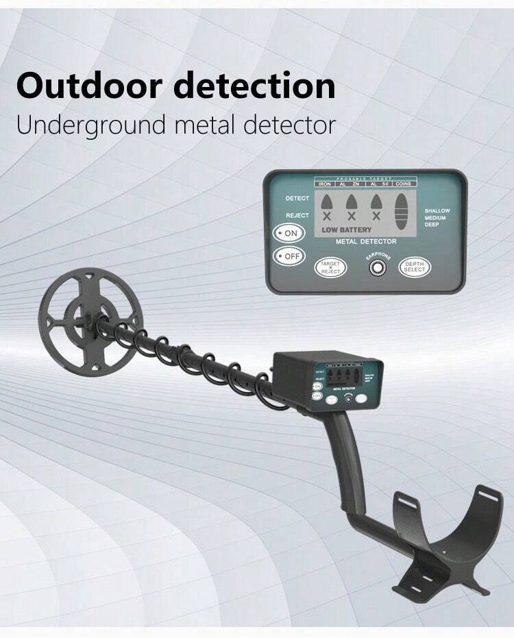 Handheld Portable Outdoor Foldable Metal Detector, High Precision ...