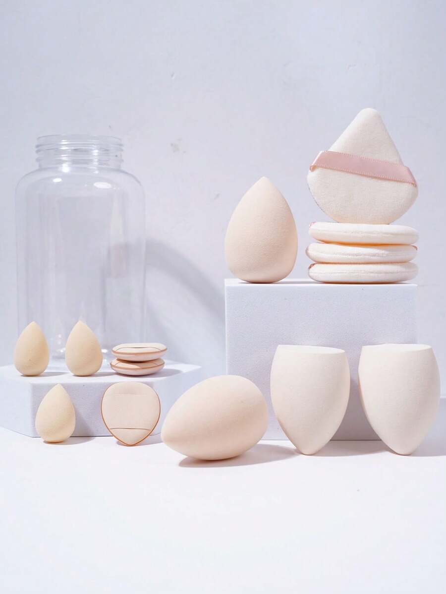 Zestaw 14 gąbek do makijażu - gąbki do makijażu, gąbka do makijażu ...