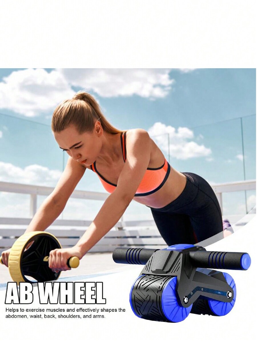 Abdominal Ab Roller Automatic Rebound Ab Roller For Abs Workout Two ...