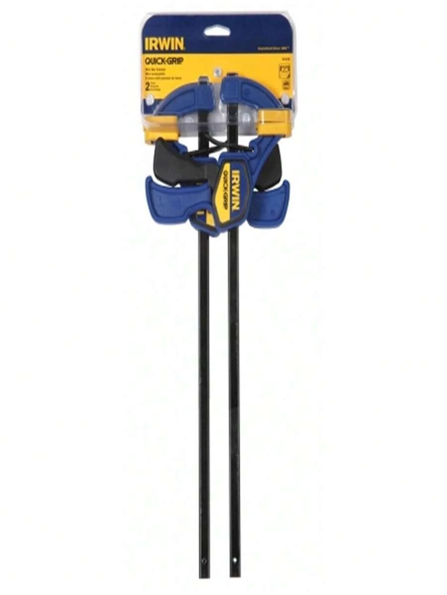 Irwin Industrial Tool 54122 2 Count 12 In. One Handed Mini Bar Clamps ...