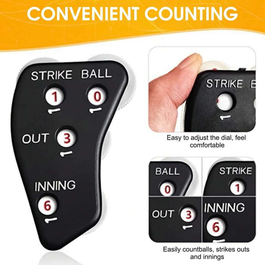Baseball Umpire Counter, Baseball/Softball Umpire Supply For Match And ...