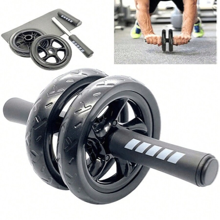 Ab Roller Wheel With Kneeling Pad For Abdominal And Core Strength ...