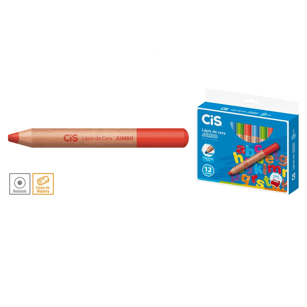 Jumbo Wax Crayons With 12 Colors | SHEIN USA