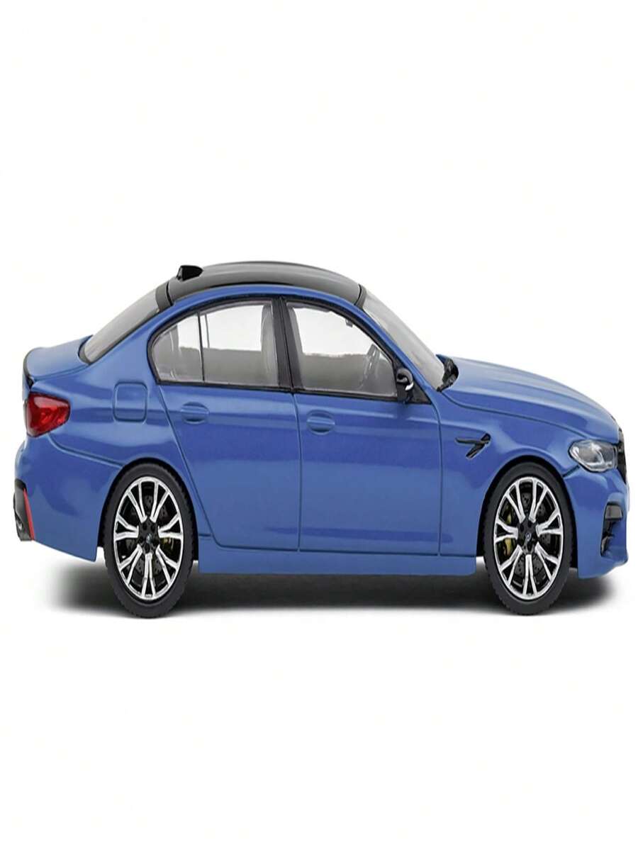 Solido S4312703 2022 BMW M5 F90 Competition Voodoo Blue With Black Top 1-43 Scale Diecast Model ...