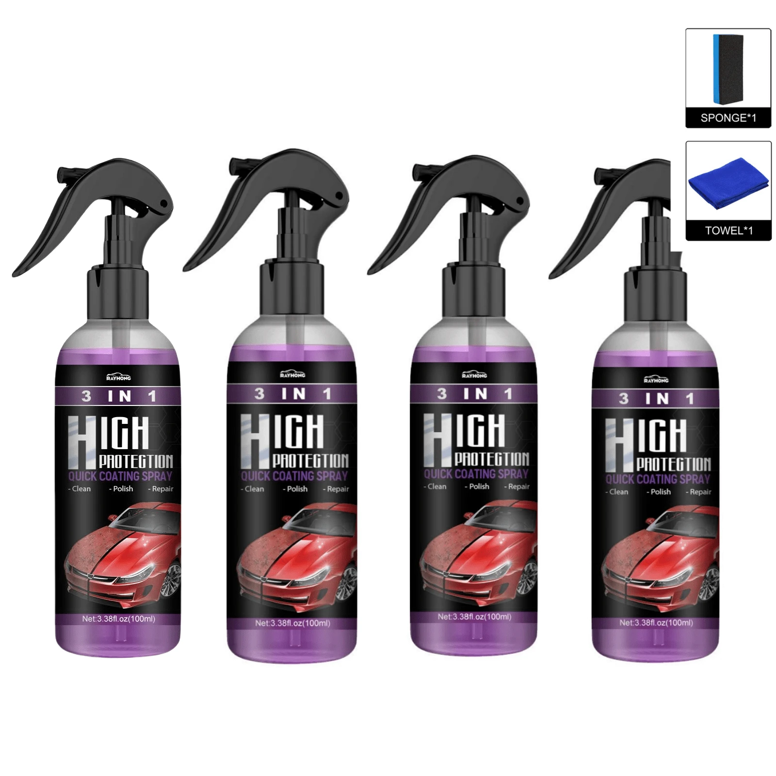 Coating Agent 3-In-1 Degreasing, Polishing, Protecting, Repairing ...