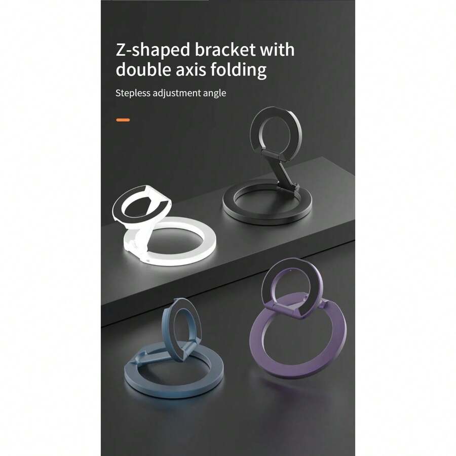 For MagSafe Double Sided Magnetic Phone Ring Holder Portable Folding ...