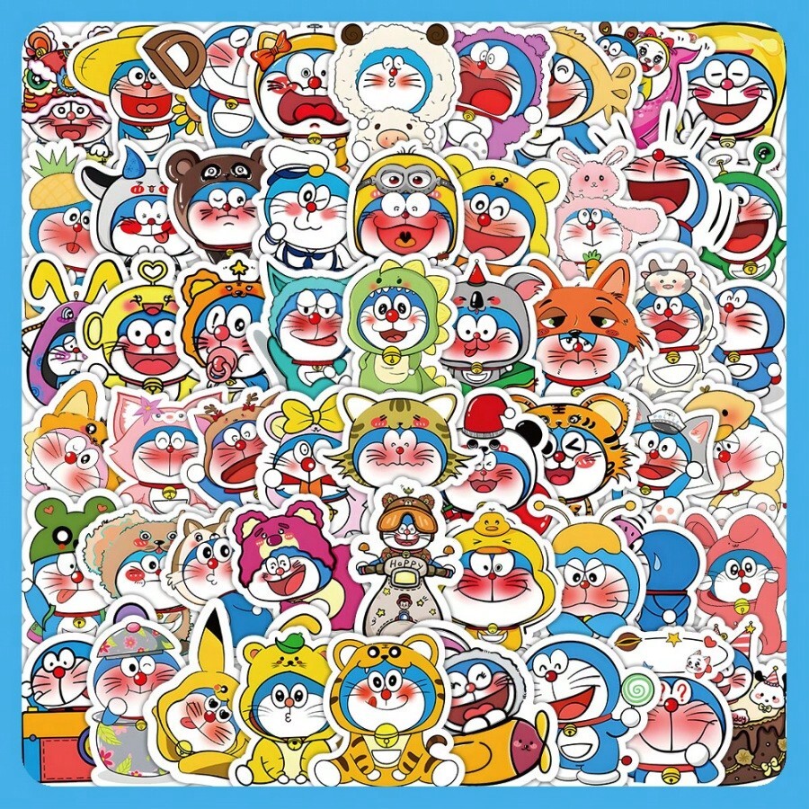 60 Cute And Adorable Cartoon Anime Doraemon Stickers For Decorating ...