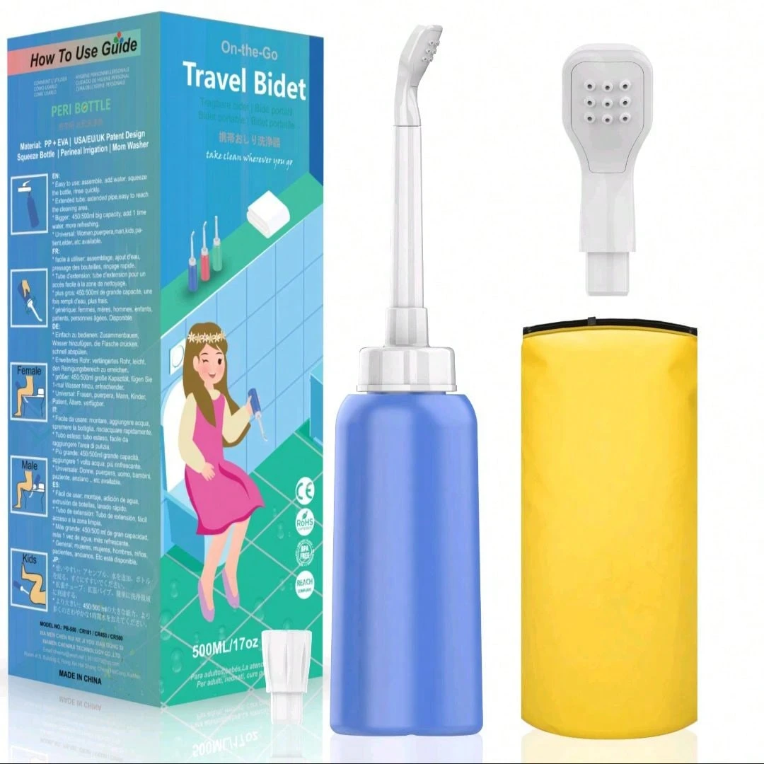 Bidé perineal portátil - Compañero de limpieza femenina suave e inodoro ...