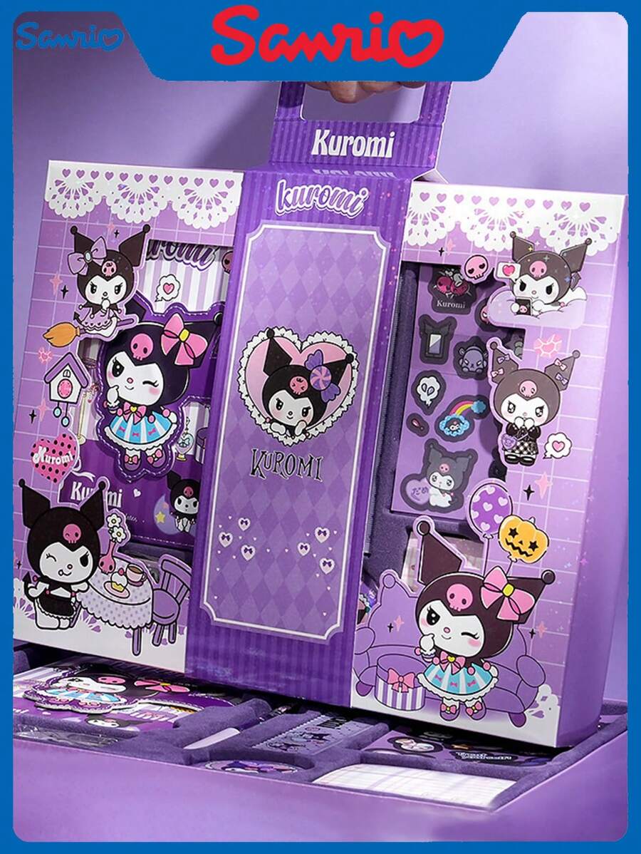 Sanrio 1 Set Sanrio Characters Memo Book Set, Kuromi, Melody Diary Gift Box, Children & Girls ...