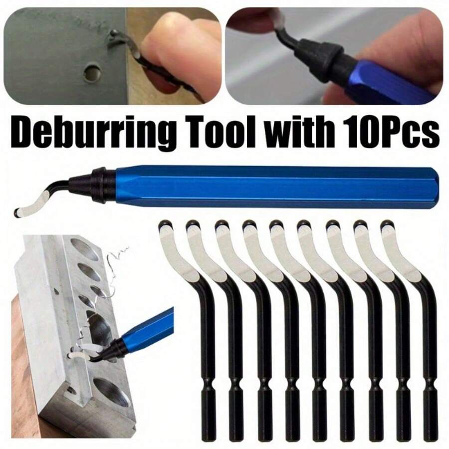 Deburring Tool With 10Pcs HSS Blades - Deburring Tool For Metal ...