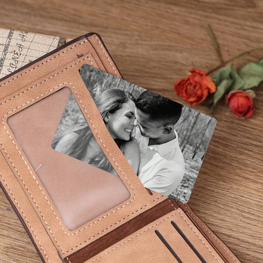 1PCCustom Photo Wallet Cards, Personalized Photo Wallet Insert Cards ...