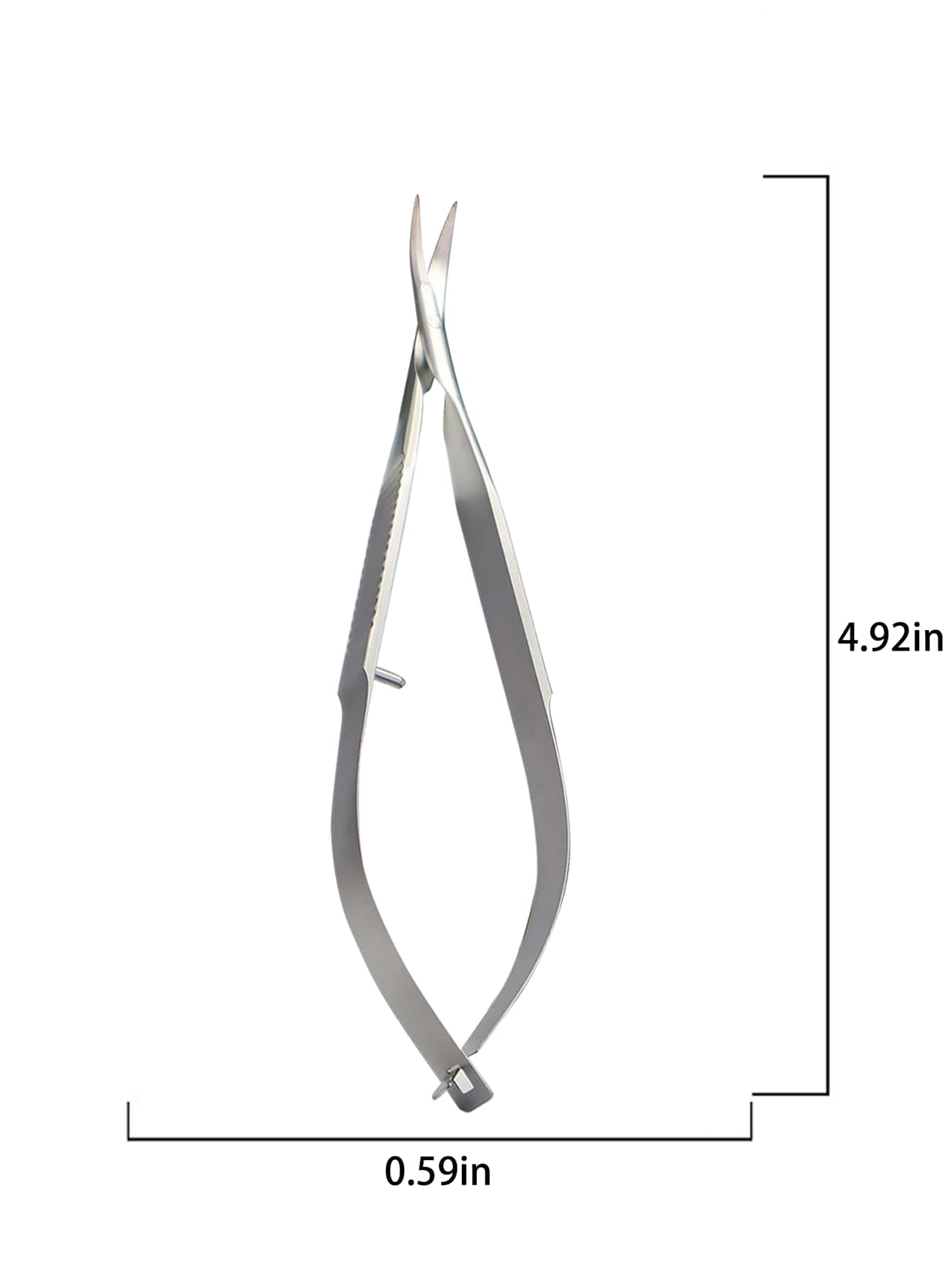 Cuticle Scissors Extra Fine Curved Professional Precise Pointed Tip ...