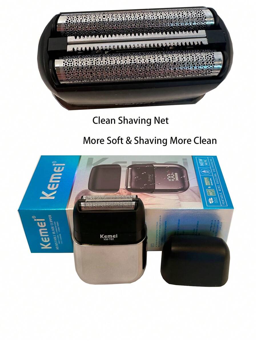 Kemei New Electric Shaver LCD Display Reciprocating Razor Professional ...