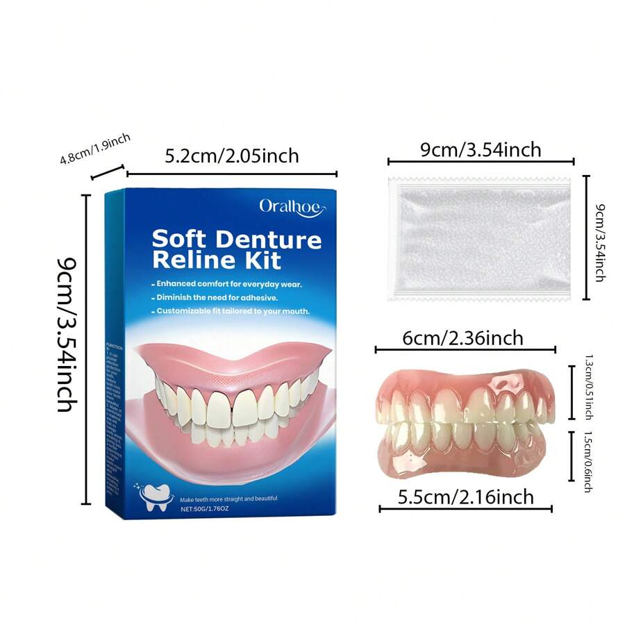 Denture Silicone Kit Denture Silicone Liners Soft Denture Kit Soft ...