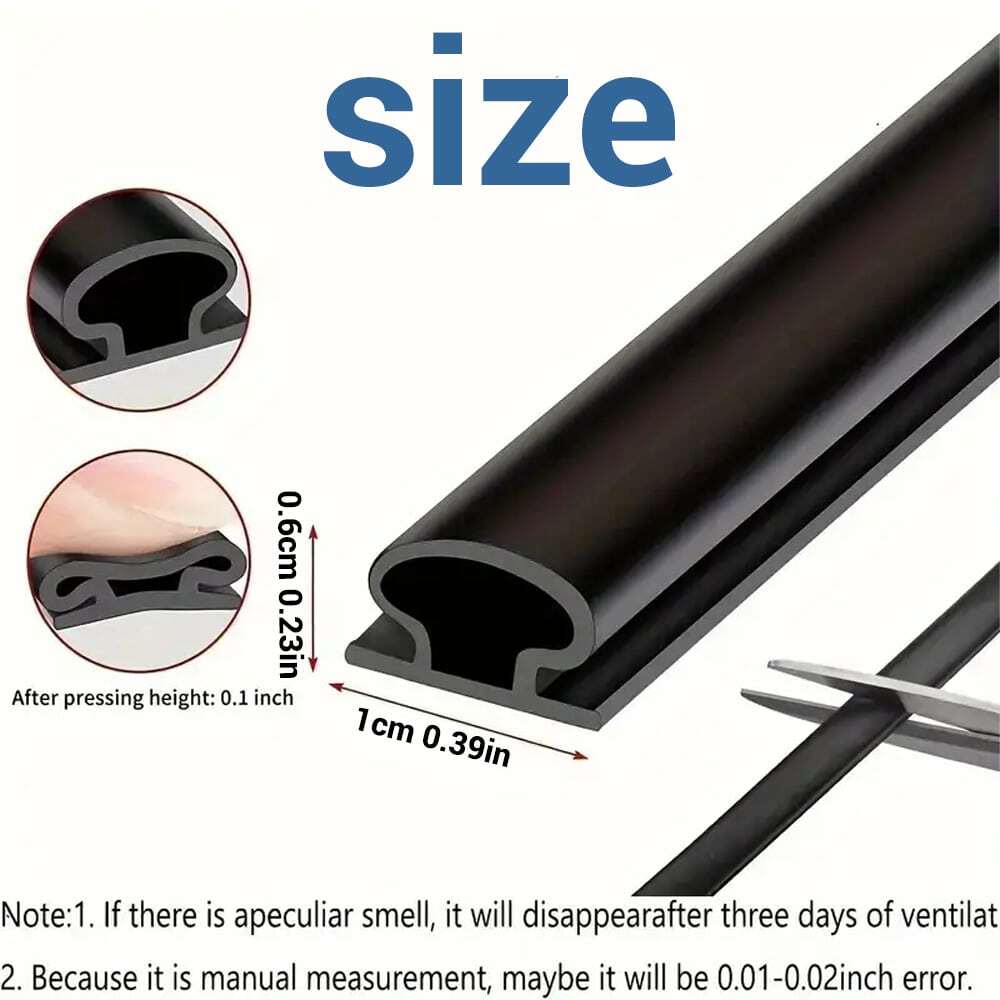 APORNI Self-Adhesive Bedroom Door Gap Sealing Strip, Window Sound Insulation Caulk Strip, Car ...