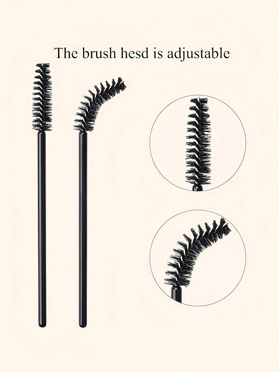 Bursh Kit Eyelash Extension Supplies Kit Disposable Lash Spoolies ...