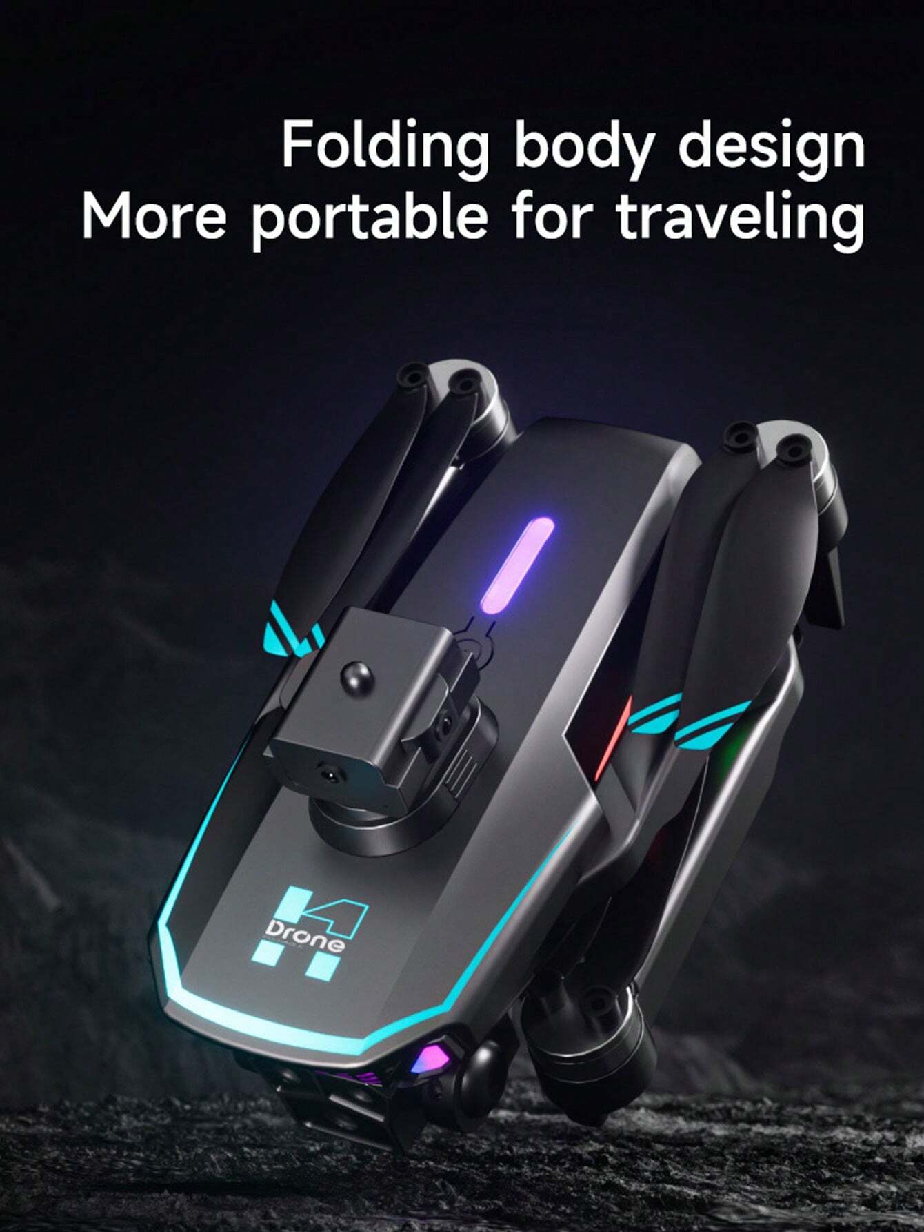 H18, Drone, Brushless Motor, Windproof, Dual Cameras, Intelligent ...