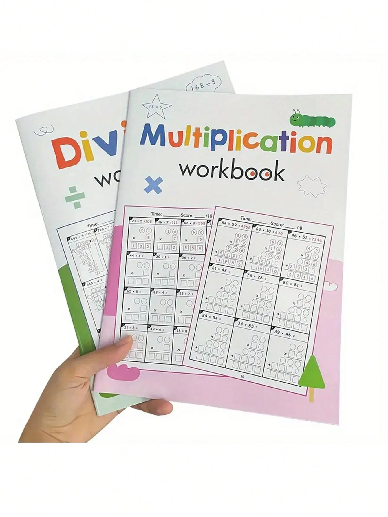 Multiplication Practice Workbook - Math Writing Aids, Two-Digit ...